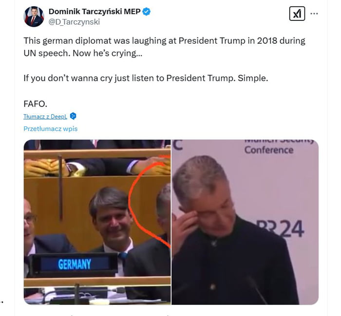 Dominik Tarczynski notices that the guy crying pitifully at the end of ...