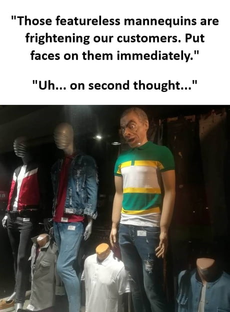 Best Funny mannequin Memes - 9GAG