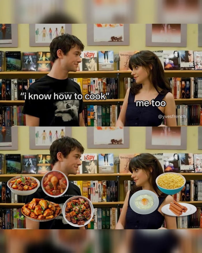 When you both say you know how to cook - 9GAG