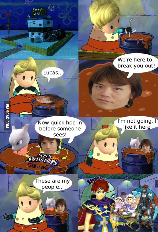 How Lucas REALLY got into Smash 4 - 9GAG