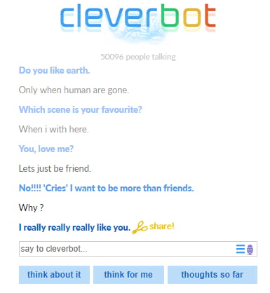 Creepypasta Ben Cleverbot