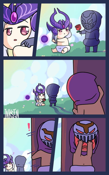 Zed And Syndra Chibi