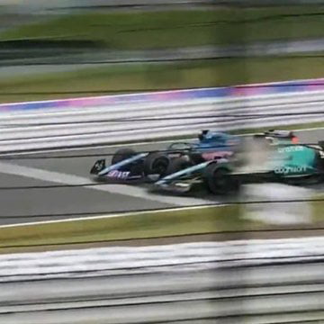 Alonso and Vettel Suzuka finish - 9GAG
