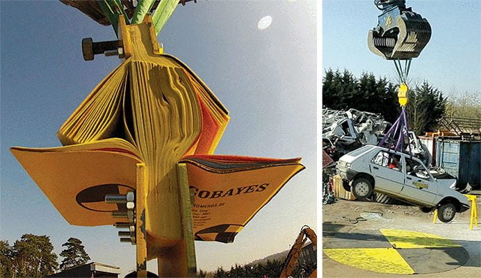 Friction force created by interspersed pages of two phone books, enough ...