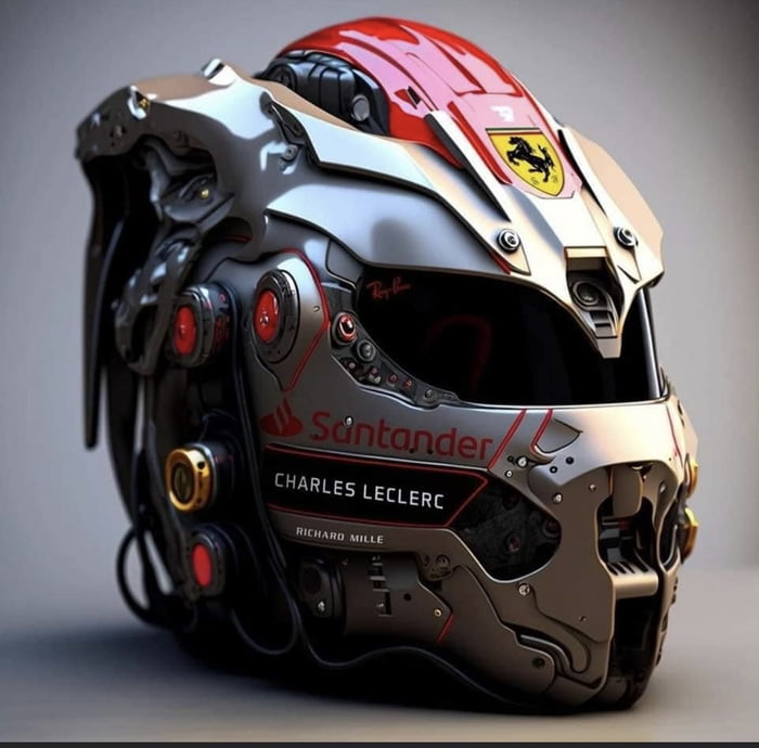 AI F1 helmet - 9GAG