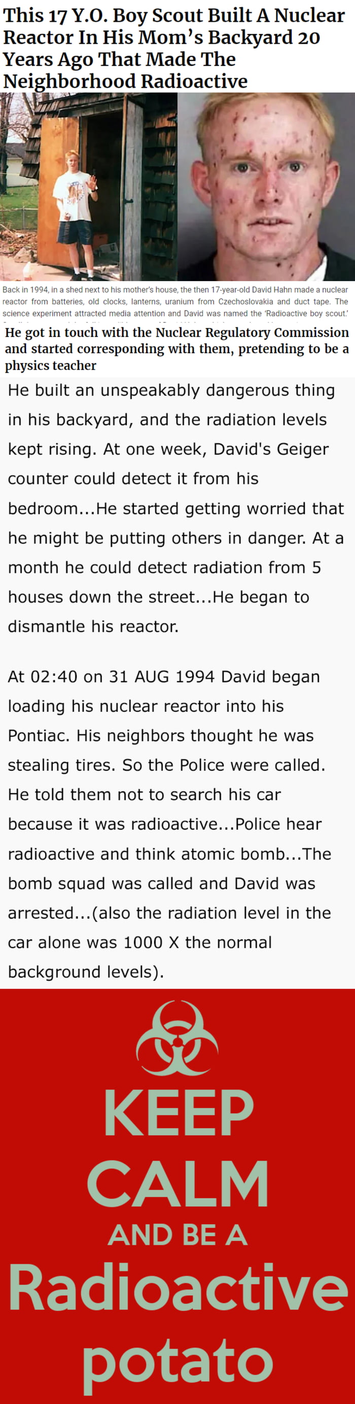 David Charles Hahn (1976-2016). Some might say too clever for his own ...