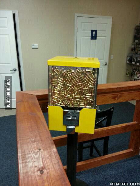 Only in Texas can you find a bullet vending machine - 9GAG