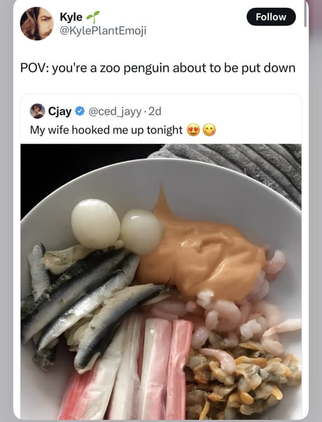 Seafood Memes I'm Sorry But You Can Only Eat Sea Food From Now On