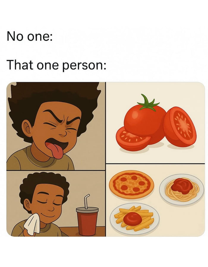 When everyone else is fine but that one food just isn't it. - 9GAG