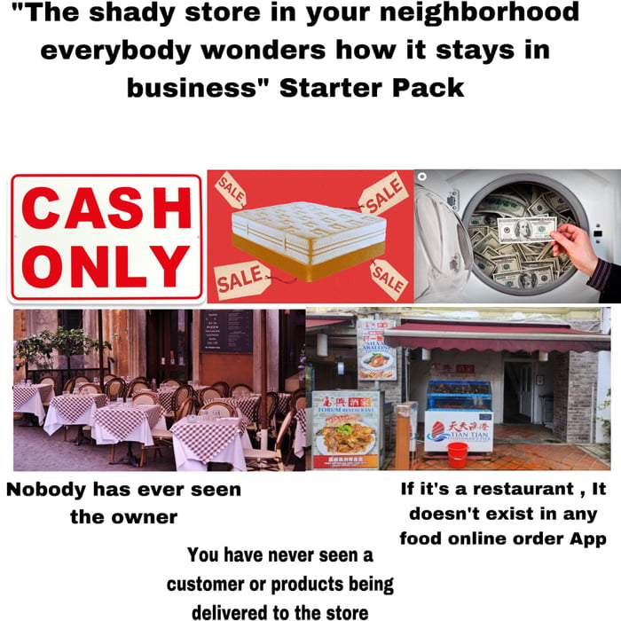 The Shady store in your neighborhood Starter Pack - 9GAG