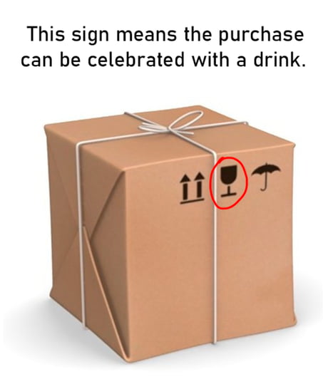 Best Funny fragile label Memes - 9GAG