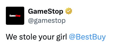Gamestop Goes Viral For 'Stealing' E-Girl From Best Buy In Latest Ad - 9GAG