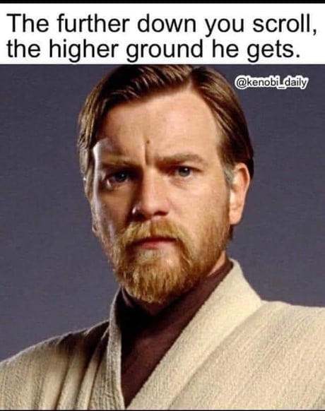 Best Funny i have the high ground Memes - 9GAG