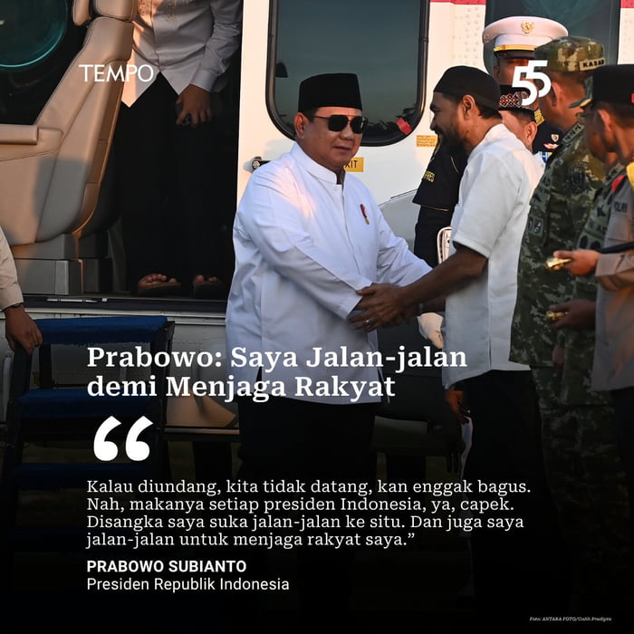 “Kalau diundang, kita tidak datang, kan enggak bagus. Nah, makanya ...