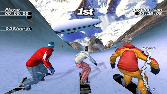 Supreme Snowboarding, a really fun arcade snowboarding game from 1999 ...