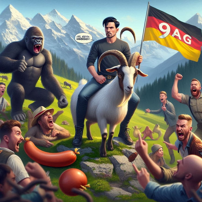 I asked AI to make a German stereotype 9GAG Profile Picture - 9GAG