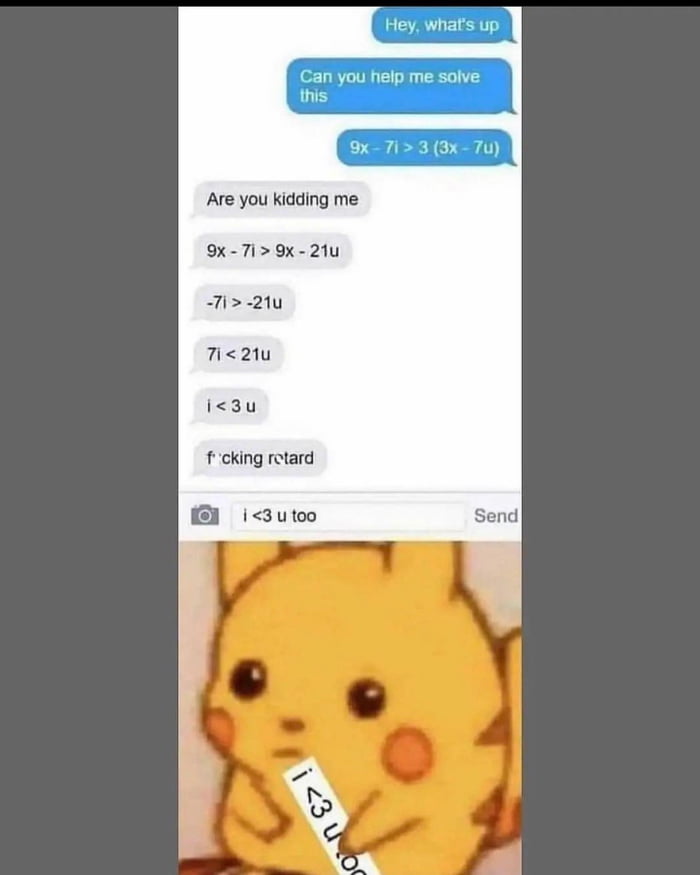 When your math problem unexpectedly solves your love life - 9GAG