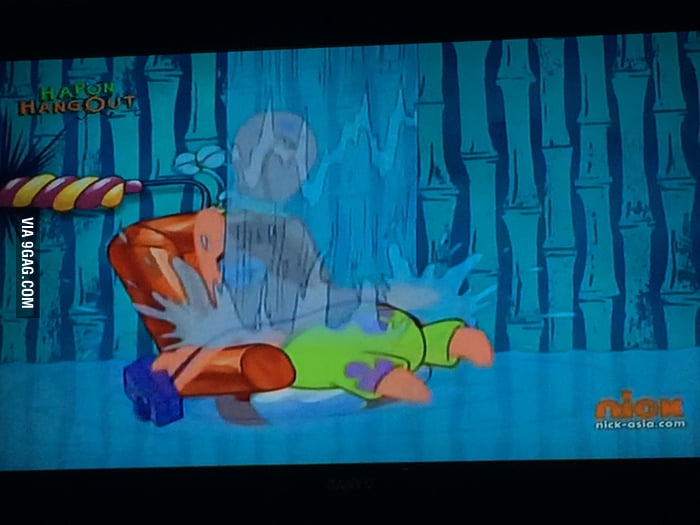 Spongebob Logic: Flood underwater. - 9GAG