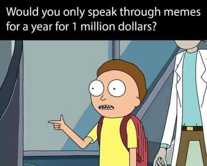 Lets have a conversation, no words only memes - 9GAG