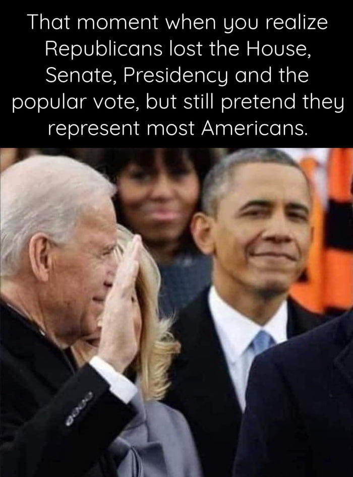 That moment when you realize Republicans lost the House, Senate ...