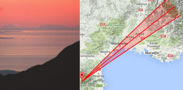 This is the current world record of distance landscape photography: the ...