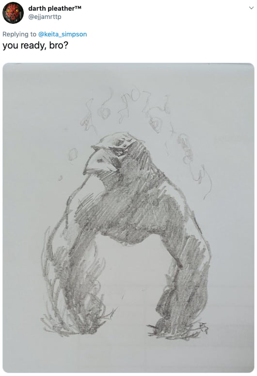 The Internet Tries To Explain This Buff Gorilla Crow - 9GAG