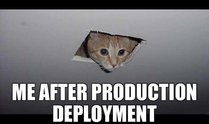 Me after Production Deployment - 9GAG
