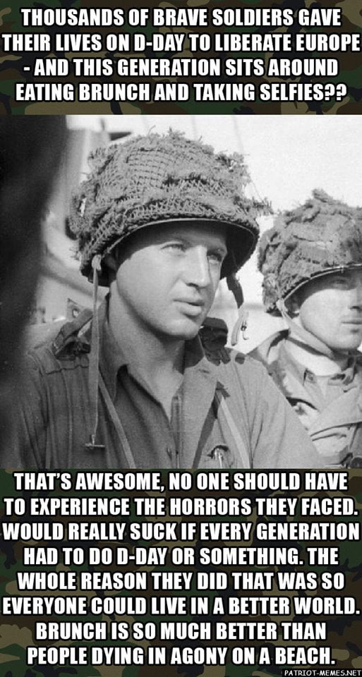 "Hard times create strong men. Strongmen create good times. Good times ...