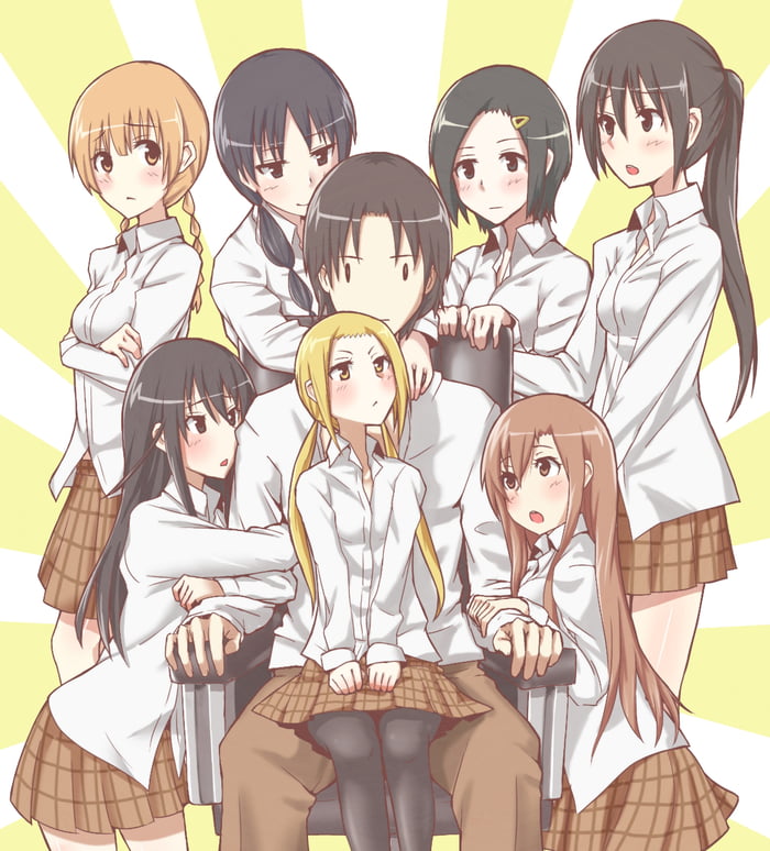 Tsuda and His Harem - 9GAG