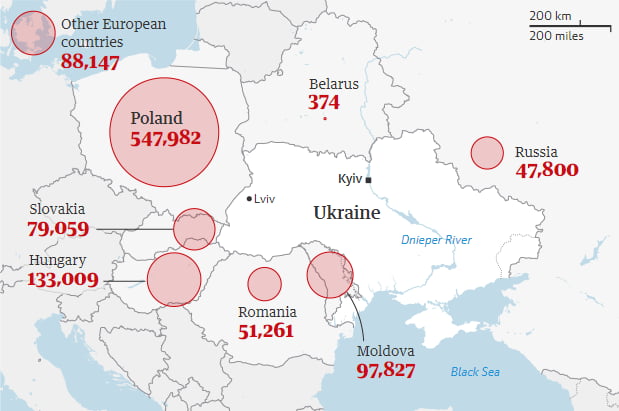 Number Of Ukrainian Refugees European Countries Have Accepted So Far 9GAG number-of-ukrainian-refugees-european-countries-have-accepted-so-far-9gag
