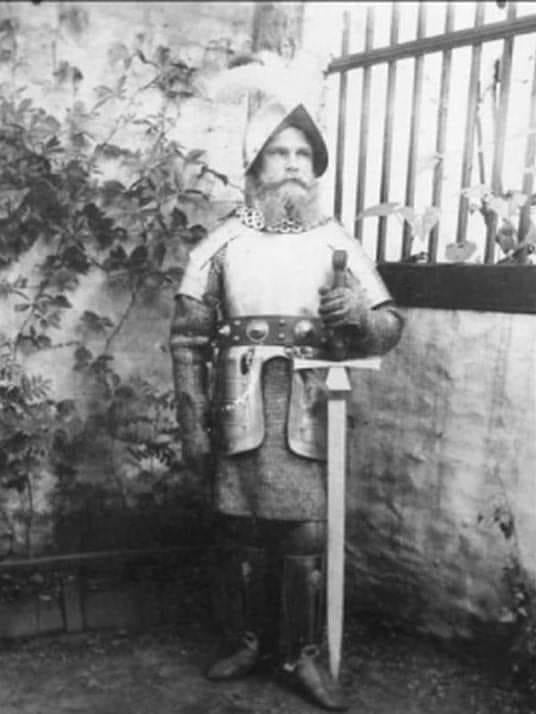 Josef Mencik, the last "knight". He lived in Czechoslovakia until 1945 ...