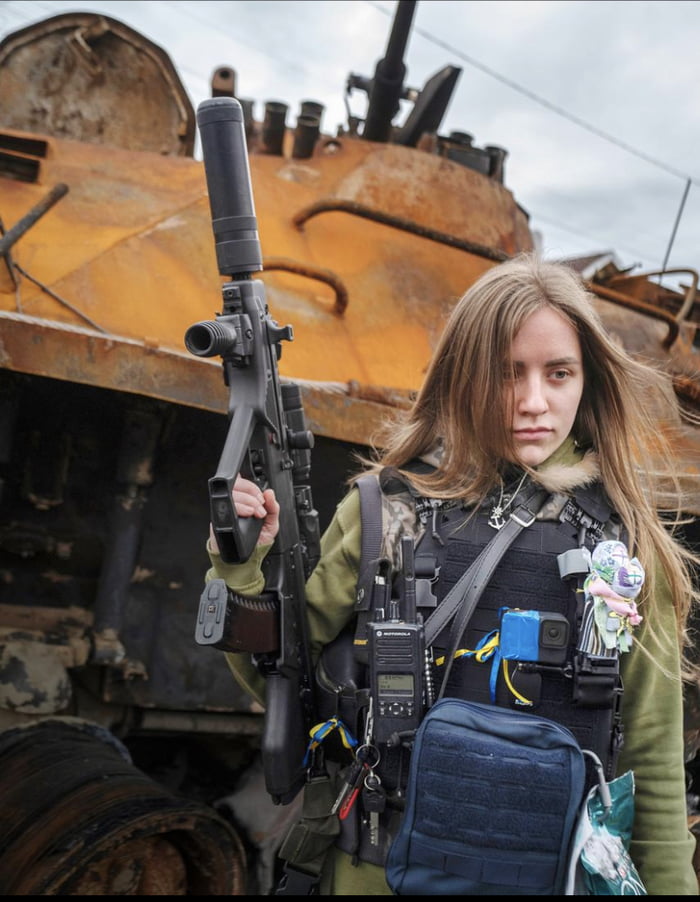 Lisa is Russian, but she enlisted as a foreign volunteer to help ...