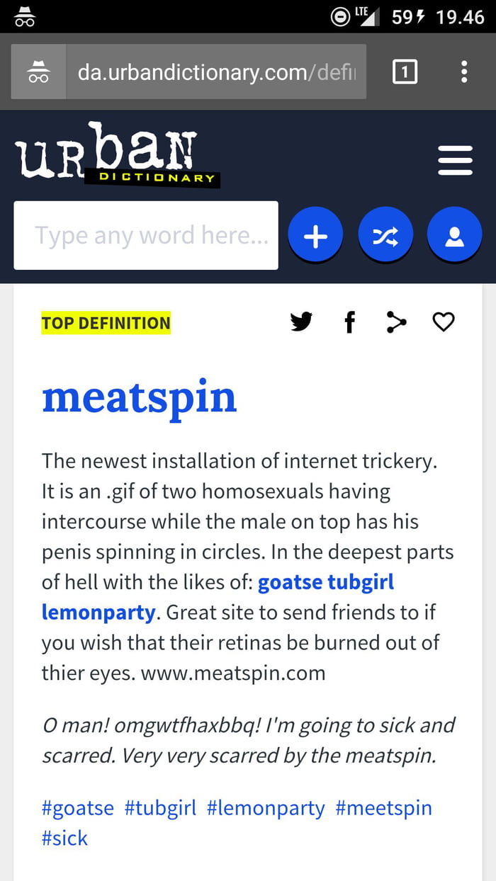 A friend of mine told me to Google meatspin. Just I case you wanna ...