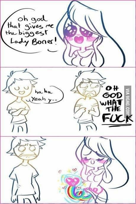 Lady boner - 9GAG