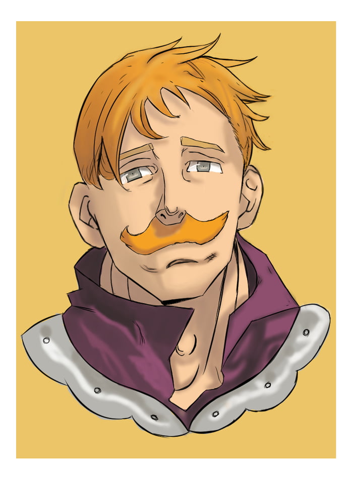 I tried to draw Escanor - 9GAG