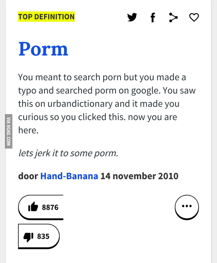 The definition of "porm" - 9GAG