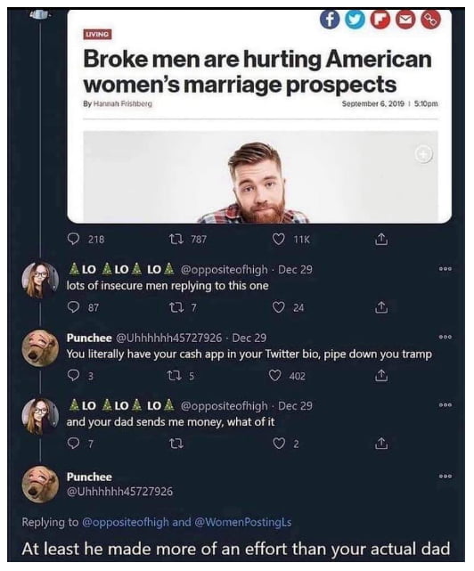 When daddy issues become a rare insult!! - 9GAG