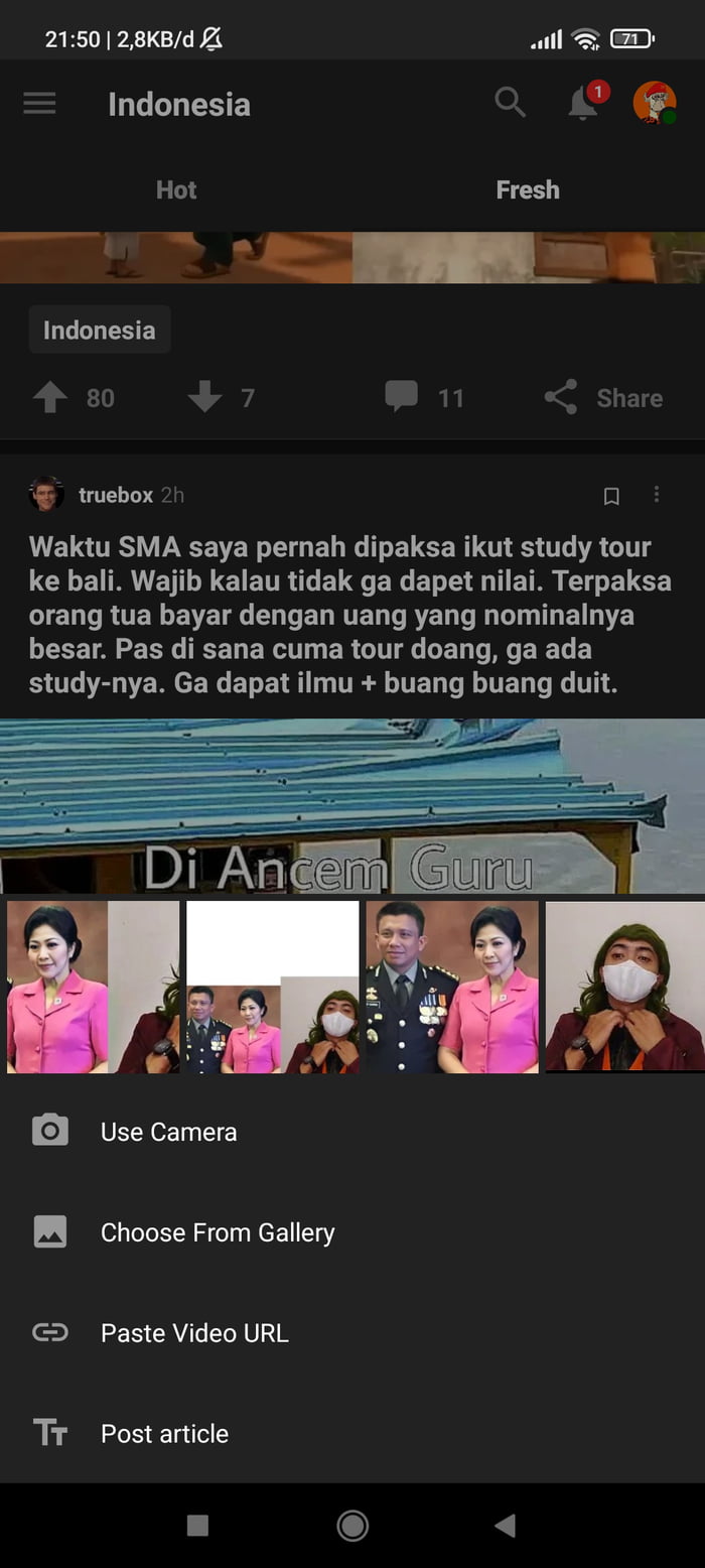 Cara gw posting khusus local.. - 9GAG