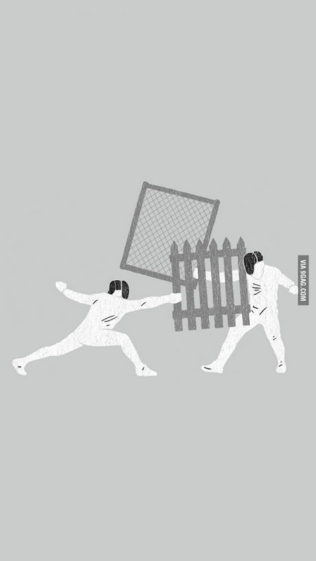 Best Funny fencing Memes - 9GAG
