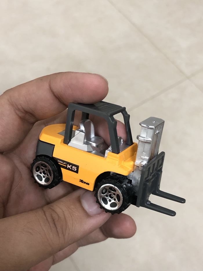 Got this forklift miniature for my nephew. Gotta prepare them early. - 9GAG