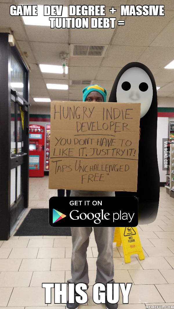 Poor game developer, pun intended - 9GAG