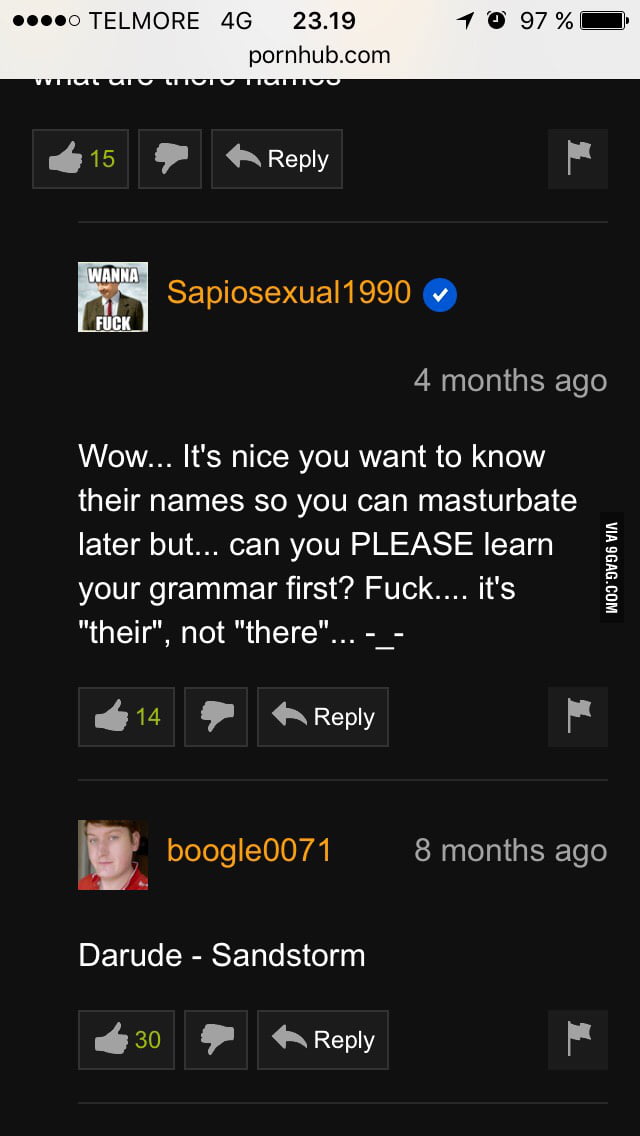 When you dont know if it's pornhup or 9gag comments..... - 9GAG