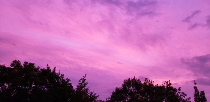 Typhoon Hagibis Turned Skies In Japan Purply Pink | FizX