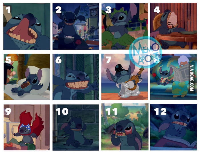 Based on the Stitch scale, how do you feel today? - 9GAG