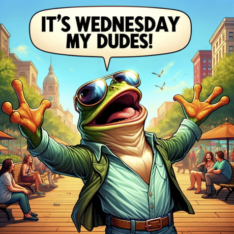 Best Funny it is wednesday my dudes Memes - 9GAG