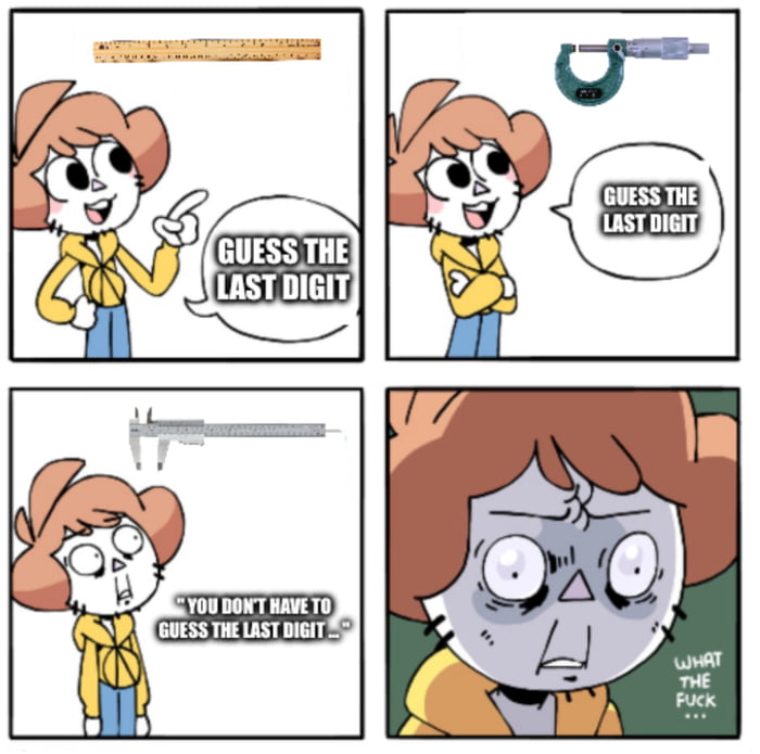 Vernier caliper meme - 9GAG