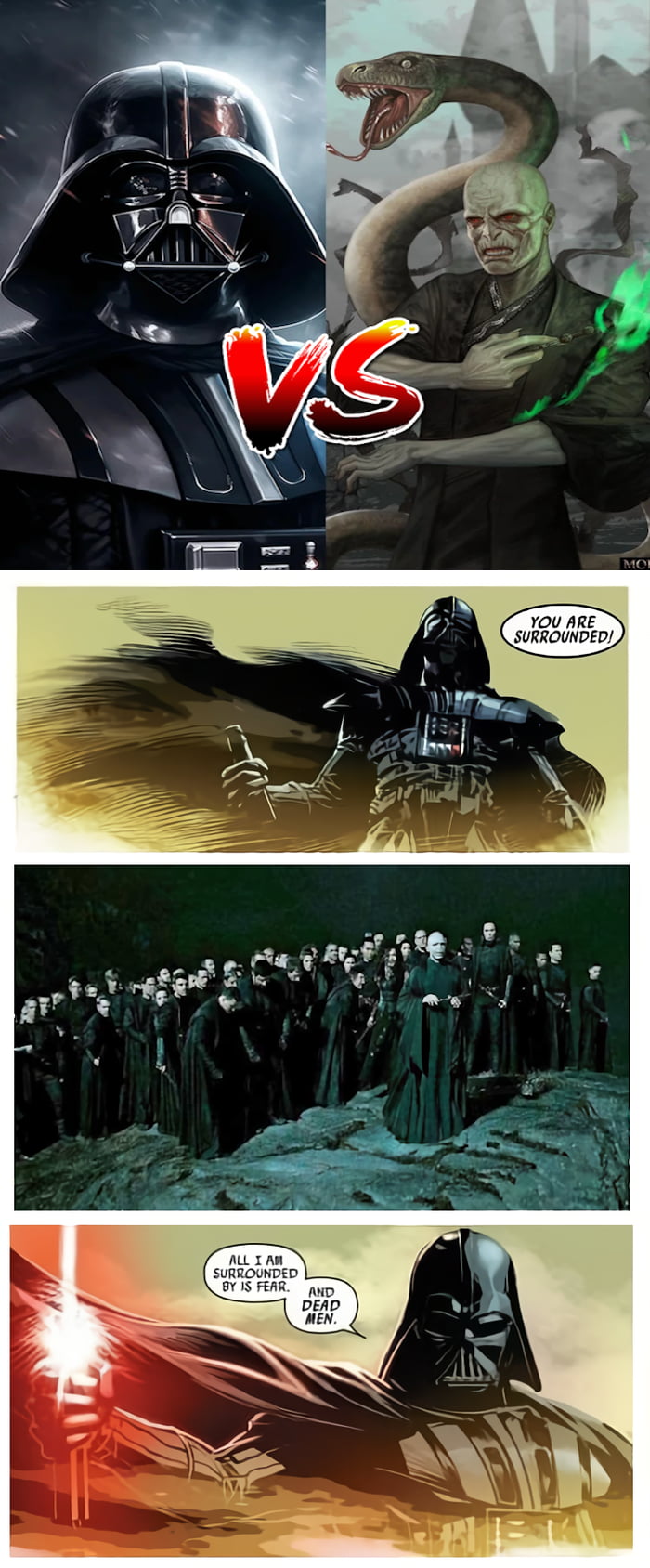 Darth Vader vs Lord Voldemort - 9GAG
