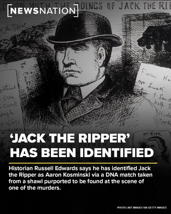 Jack the Ripper has been identified by DNA - 9GAG