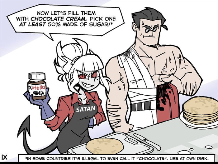 How to cook the helltaker pancakes, with Lucifer and Helltaker, enjoy ...