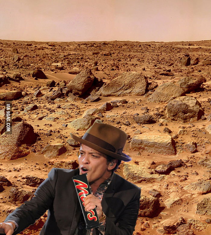 Just Bruno Mars eating Mars on Mars - 9GAG